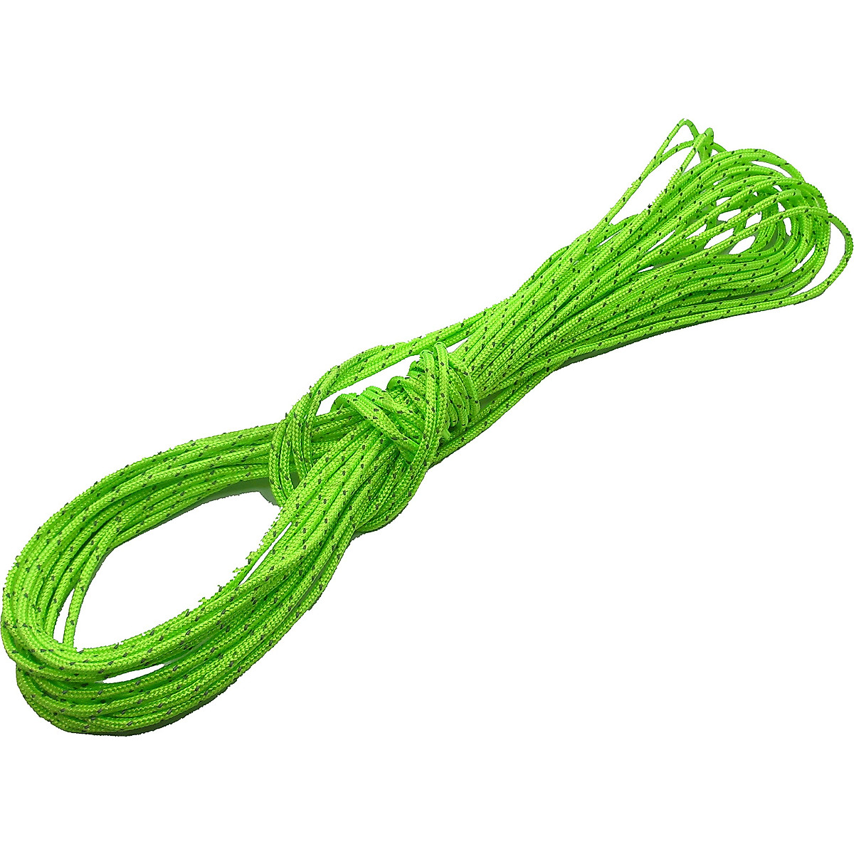 Ultra Light - 2mm Dyneema Tent Guy Guide Reflective Green Rope - 200kg Breaking Strain - Lengths in Meters - Suitable for sailing, dinghy, yachting, cruising, racing, kite surfing - 25 Meter