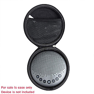 Hermitshell Hard Travel Case for eMeet Luna Updated AI Noise Reduction Algorithm Featured Bluetooth Speakerphone