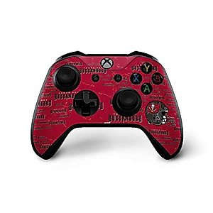Skinit Decal Gaming Skin Compatible with Xbox One X Controller - Officially Licensed NFL Tampa Bay Buccaneers - Blast Design
