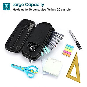 ProCase Pencil Bag Pen Case Bundle with ProCase 2-Layer EVA Pen Pencil Case