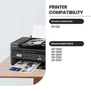 YoYoInk Remanufactured Ink Cartridges Replacement for Epson T220XL 220 XL (2 Black, 1 Cyan, 1 Magenta, 1 Yellow, 5-Pack) for Epson Printer WF-2750 WF-2760 WF-2630 XP-420 XP-320 XP-424 WF-2650 WF-2660