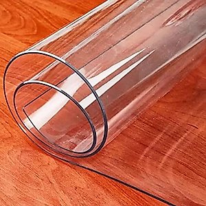 Clear PVC Desk Chair Mat 2mm Area Rug Runners for Hallways,Carpet Protector for Hardwood Floors,Clear Entrance Floor Runner Protector,Computer Chair mat, 60/80/100/120/140cm Wide,100-600cm Length for