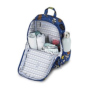 JuJuBe New! MiniBe - STAR WARS™ Galaxy of Rivals, Small Baby Diaper Backpack, Travel Bag for Baby Boy or Baby Girl, Lightweight Backpack for Baby Essentials, Baby Bottles, Diapers, Pacifiers