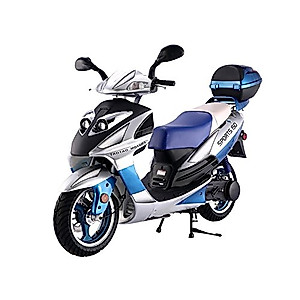 SmartDealsNow Powersports TAO TAO Adult Street Scooter 150cc Lancer Eagle 150 Gas Powered Moped, Black