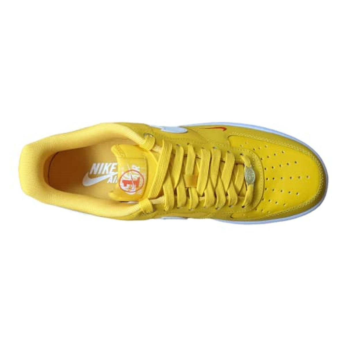 Nike Women's Air Force 1 '07 SE Sneakers (Yellow Ochre/Sail-White, 9.5)