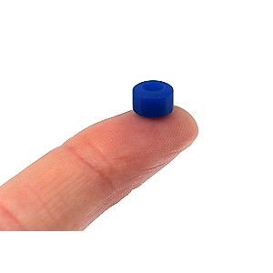 Teak Tuning Apex 71D Urethane Fingerboard Wheels, New Street Shape, 7.7mm Diameter, Ultra Spin Bearings - Made in The USA - Cobalt Blue Colorway