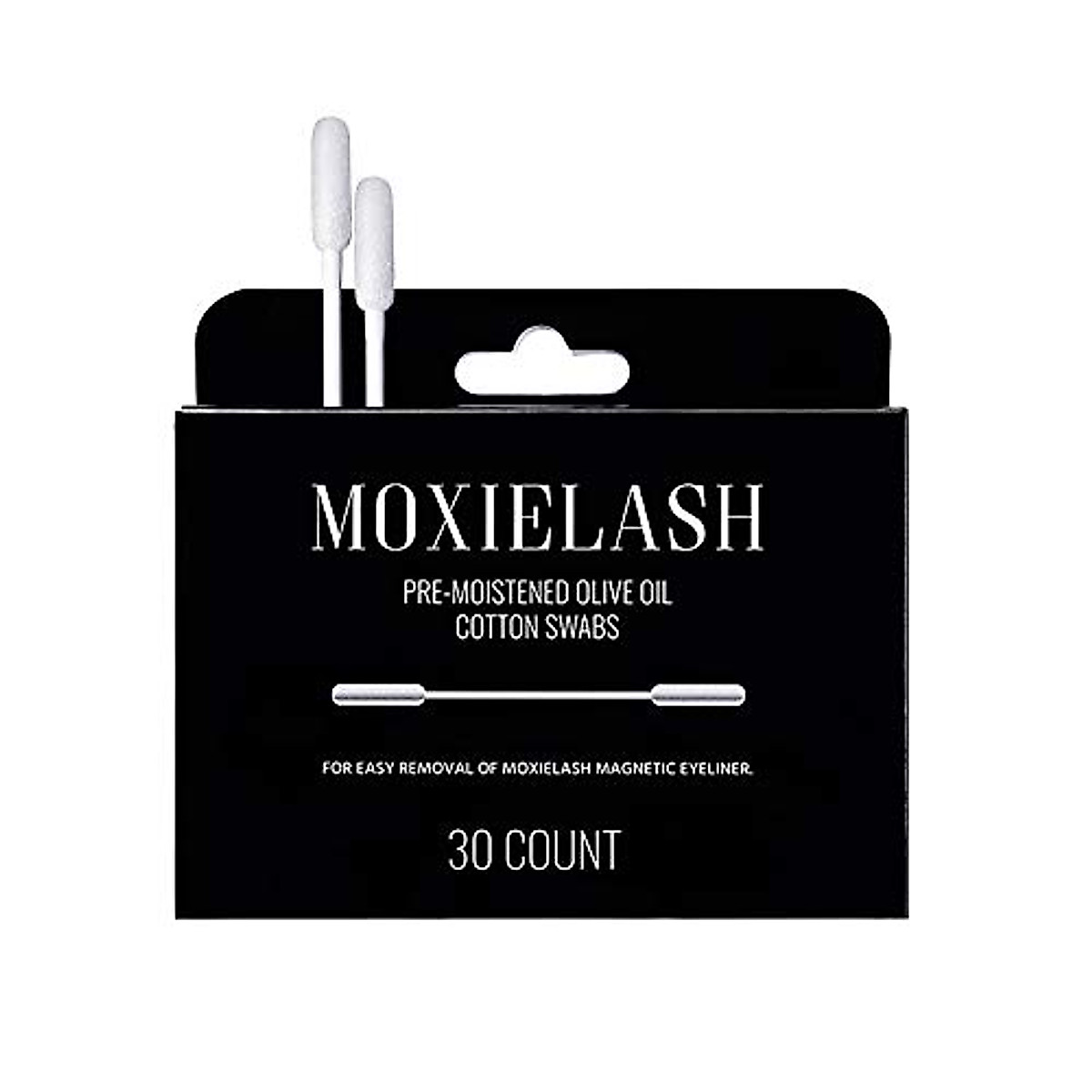 MoxieLash - Liquid Magnetic Eyeliner - Black - Good for 25 Uses - Waterproof & Smudge-Proof - Secure Hold - Minimal Effort - Includes Liner Remover Swabs and Application Instruction Card