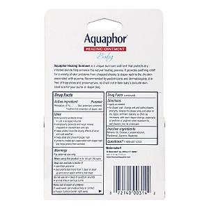 Aquaphor Baby Healing Ointment 0.35 Ounce 2 Count (10ml) (2 Pack)