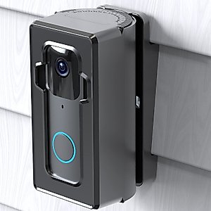 Vinyl Siding Mount Compatible with Blink Doorbell , Ajustable Angle 30-140 Degree (4" Standard Vinyl Siding Only) Bracket, Accessories for Blink Doorbell Security System