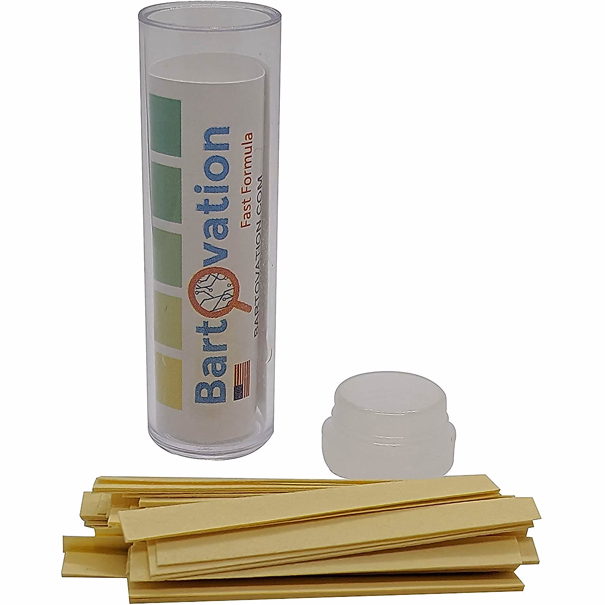 Five Pack Restaurant Quaternary Ammonium (QAC, Multi Quat) Sanitizer Test Paper, 0-500 ppm [5 Vials of 100 Paper Strips]