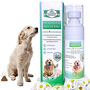 Petstoral Pet Potty Training Spray for Dogs & Cats - Puppy Essentials, Dog Training & Behavior Aids. My Pet Peed - Prevent Your Pet from Soiling The Carpet - 1.69 Oz
