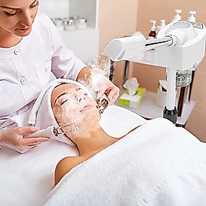 Professional Facial Steamer, Loxey Face Steamer with Adjustable Nozzle and Stronger Nano Ionic Hot Mist for Facial Deep Cleaning for Professional Beauty Salon or Home Use.(White)