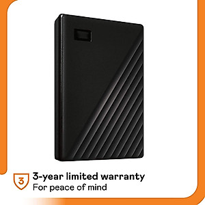 2TB My Passport Portable External Hard Drive, Black - WDBYVG0020BBK-WESN