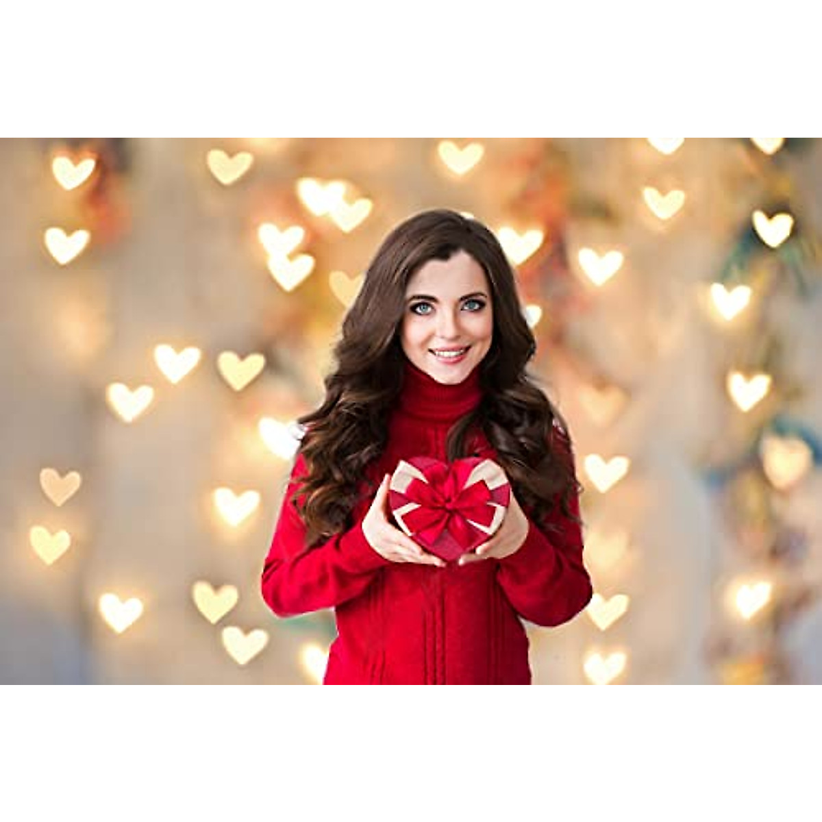 Valentine's Day Backdrop Valentine Love Heart Backdrop Mother's Day Dessert Cake Table Decoration Baby Shower Party Supplies Banner 7x5ft