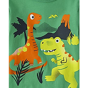 The Children's Place,And Toddler Boys Short Sleeve Graphic T-shirt,Baby-Boys,Dino Volcano,18-24 Months
