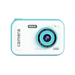 Namolit 1080P Mini Kids Digital Camera Digital Video Camera for Kids Dual Lens 2.4 Inch IPS Screen Built-in Battery Cute Photo Frames Interesting Games with Neck Strap Birthday