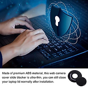 SOLUSTRE Tableta 3pcs Smartphone Universal Protects Phone Cap, Camera Thin Black Computer Peeping Mini Laptop Anti Covers Camera, Webcam Tablet Ultra Anti- Your Notebook Computer Tablet