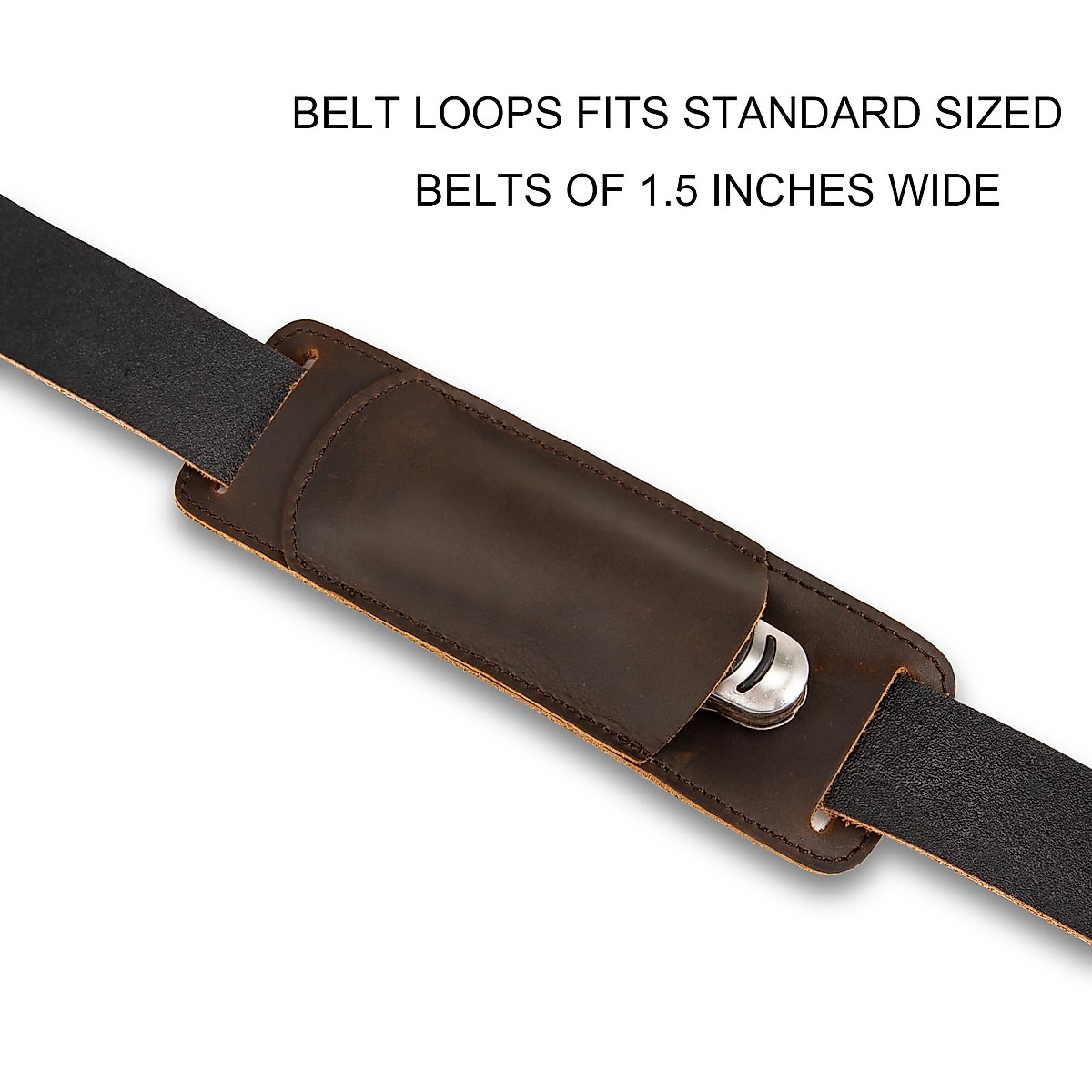 Knife Sheath,Leather Knife Sheath for Belt,Horizontal Carry Pocket Knife Holder,EDC Belt Organizer,Handmade Compact Draw Knife Holster,EDC Pocket Organizer,Sheath for Folding Knife,Gifts for Men Dad