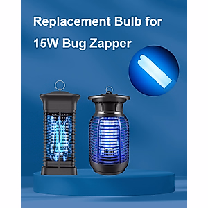 Shootingstar BL-2U E27 15W Bug Zapper Replacement Light Bulb Compatible with HOMESUIT, Keuomy, YISSVIC, Yluces, POWIFY and Other Models 15W Bug Zapper, 4 Pack