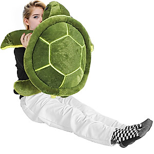 Civaner Turtle Stuffed Animals Sea Turtle Plush, Valentines Day Gifts for Kids, Giant Stuffed Turtle, Plush Pillow Toys, Tortoise Plush Toys Doll for Birthday(20 Inches)