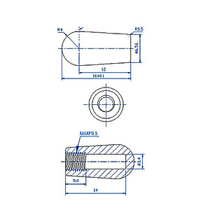 Randon 3 Way Short Straight Guitar Toggle Switch Pickup Selector with Tip Knob Caps Compatible with Gibson Toggle Les Paul Electric Guitars