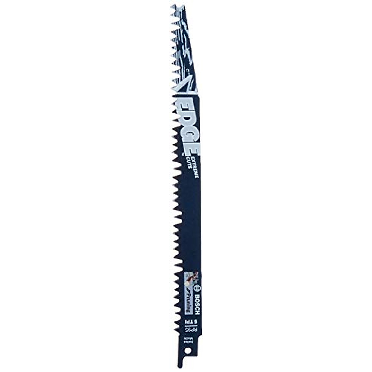 BOSCH RP95 5 pc. 9 In. 5 TPI Edge Reciprocating Saw Blades for Pruning , Grey