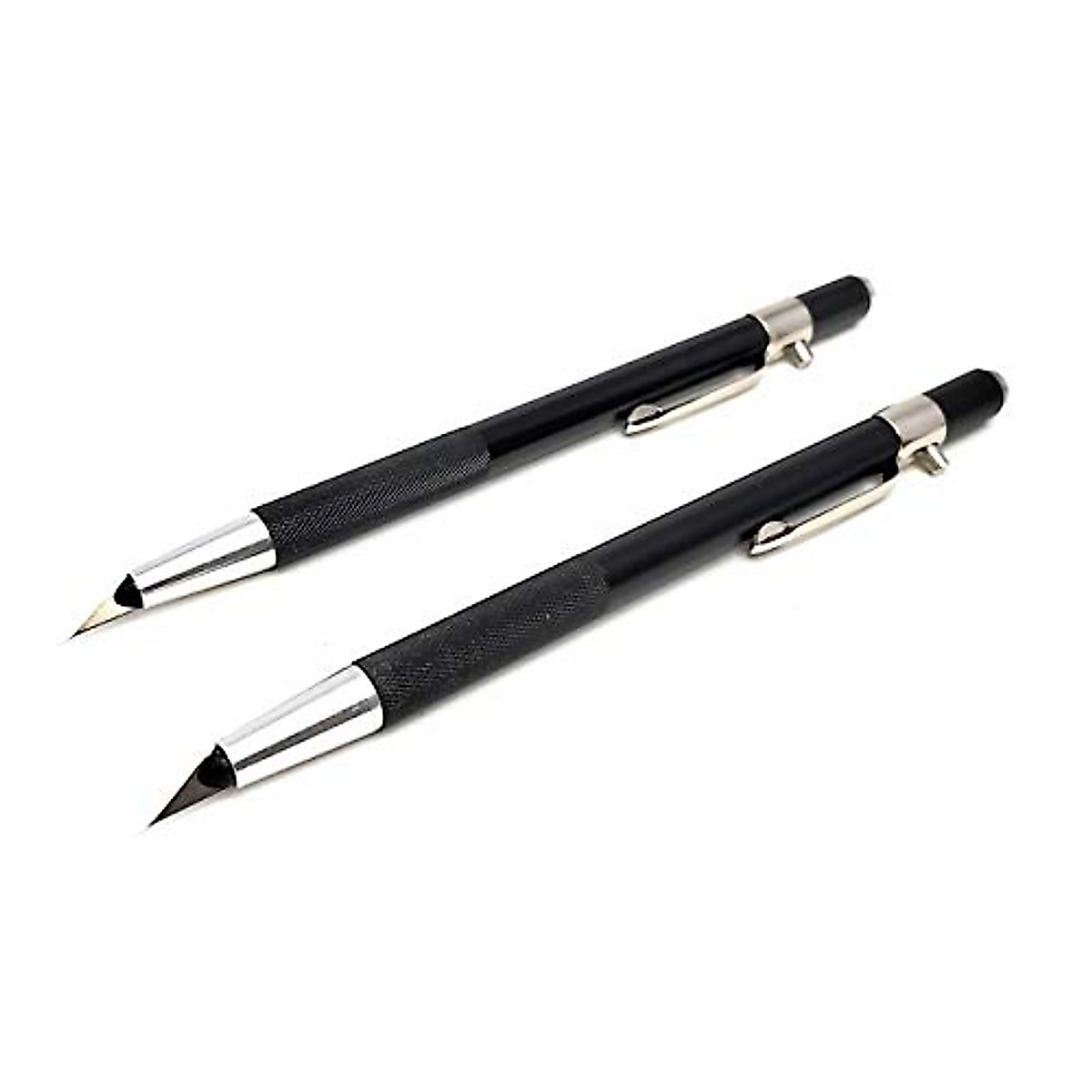 Excel Blades Retractable Pen Knife - Made in the USA, Pen Knife with Pocket Clip- Light Duty Scrapbook Knife & Precision Craft Knife  - 2 Pack
