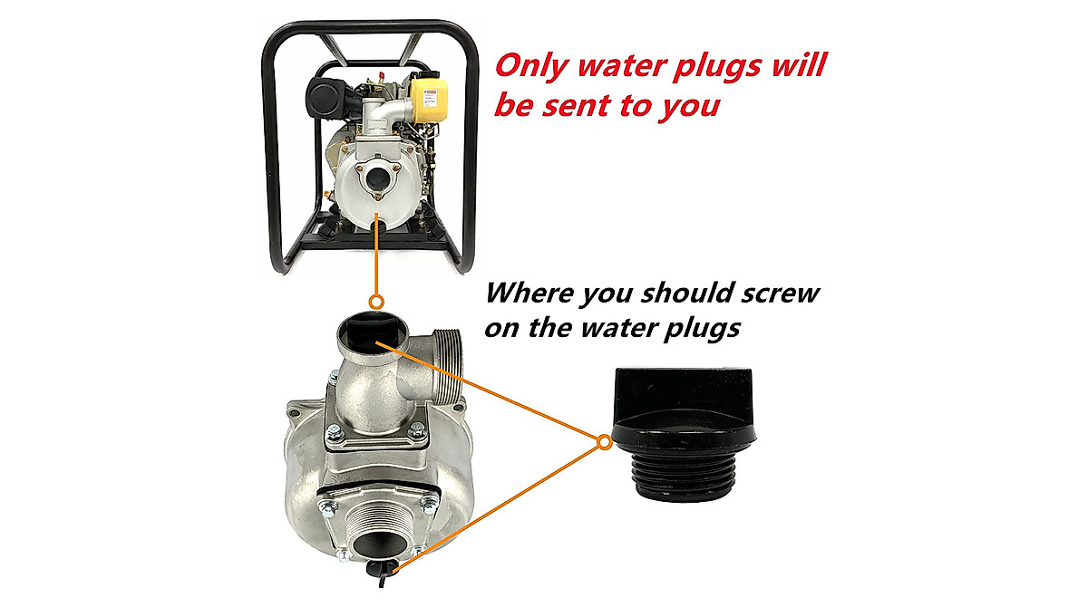 4PCS Water Drain Plug & Seal for Predator Pumps