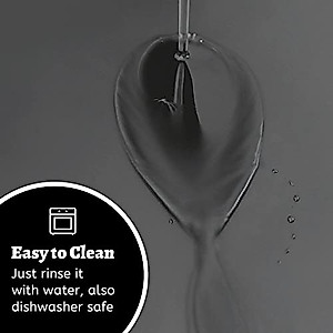 Ezebesta Silicone Mat Under Coffee Machine With Lip Coffee Maker Appliance Automatic Machines Espresso Accessory Black Multifunctional Rubber Base Mat (18.9 x 11.8")