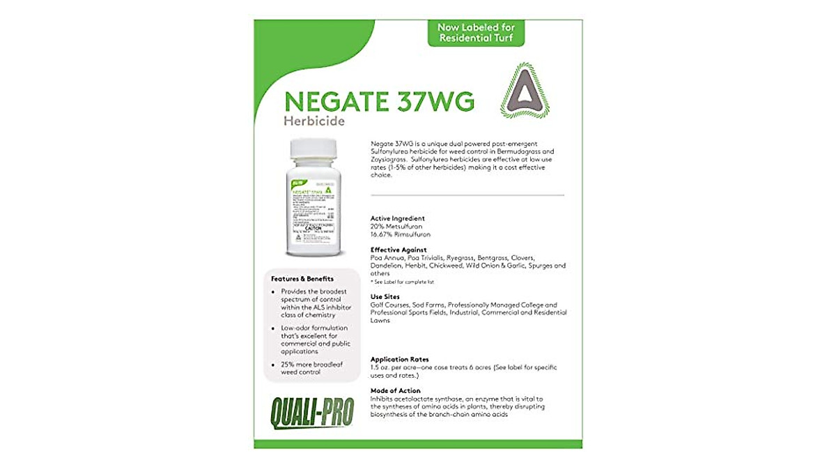 Quali-Pro Negate 37WG Herbicide for Effective Weed Control