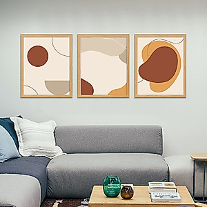 SEEDLING PHOTO FRAME 16x20 Frames Set of 3, 16x20 Picture Frames for Wall, Wooden Poster Frames with Plexiglass for Prints, Poster, and Art (Natural Wood)