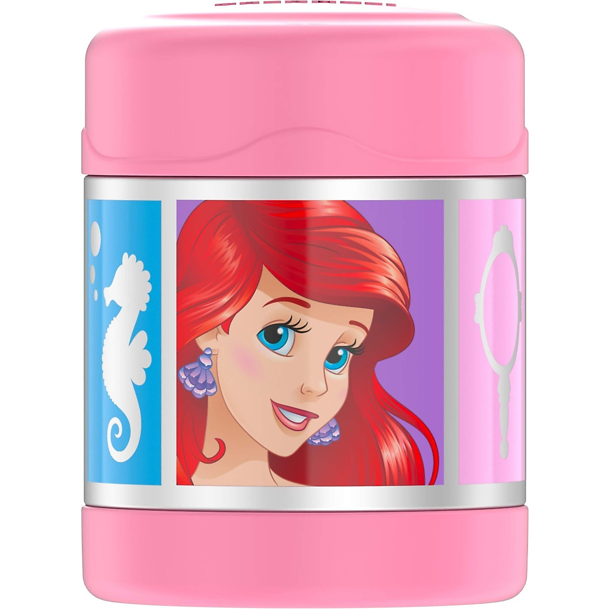 THERMOS FUNTAINER 10 Ounce Stainless Steel Kids Food Jar, Disney Princesses