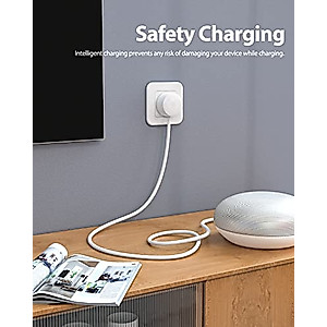 14V Power Cord Fit for Google Nest WiFi AC2200 (2nd gen) Router Nest Mini (2nd gen) Smart Speaker AC Charger Supply Adapter
