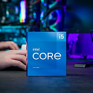 Intel® Core™ i5-11600 Desktop Processor 6 Cores up to 4.8 GHz LGA1200 (Intel® 500 Series & Select 400 Series Chipset) 65W