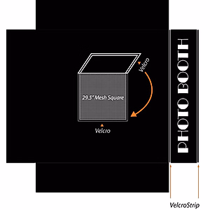 Impact Canopy 5' x 5' Pop-Up Portable Photo Booth Tent Studio with Roller Bag, Black