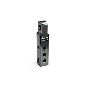 SALMAN 5T Aluminum Alloy 6061 Long Hitch Receiver and Bow-Shackle and Pin with R Clip Winch Accessories (Grey)