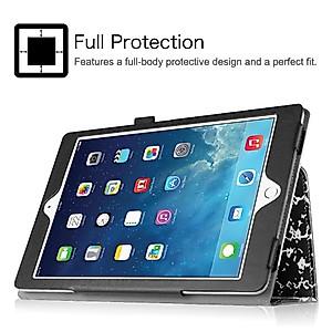 Fintie Folio Case for iPad Mini 3, Mini 1/2 - Slim Fit Case Smart Stand Cover Auto Sleep/Wake Feature, Composition Book Black