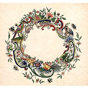 An original design for a porcelain plate