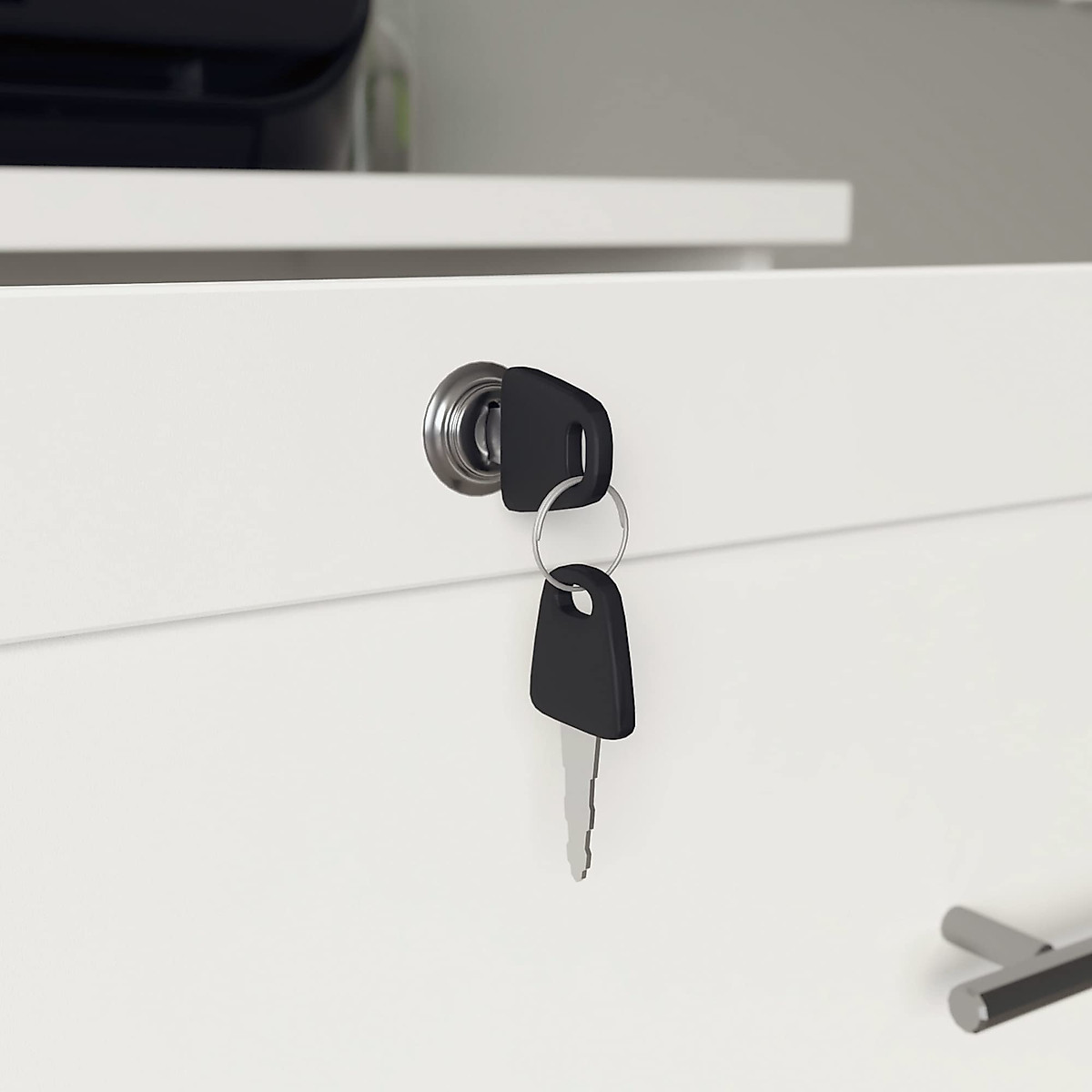 Realspace® 29-7/16"W x 18-1/2"D Lateral 2-Drawer File Cabinet, White