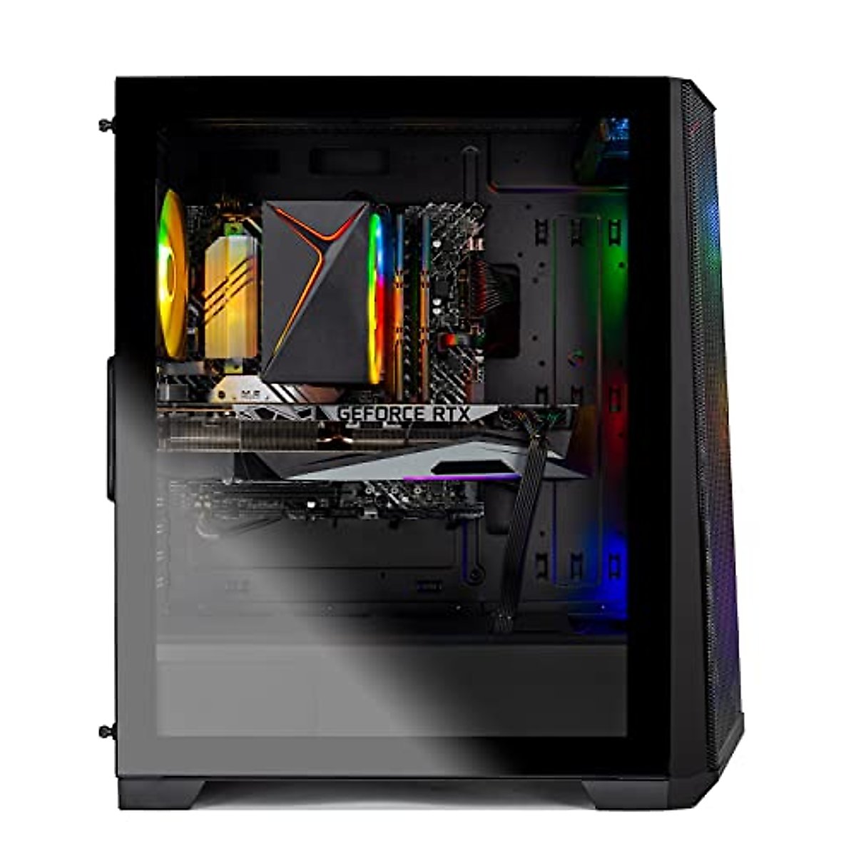 Skytech Gaming Skytech Chronos Gaming PC Desktop – Intel Core i5 12600K 3.7 GHz, NVIDIA RTX 3080, 1TB NVME SSD, 16GB DDR4 RAM 3200, 850W Gold PSU, 11 AC Wi-Fi, Windows 11 Home 64-bit