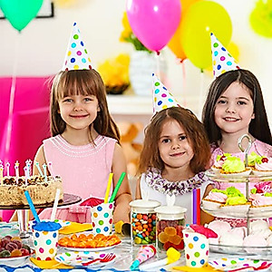 100 Pcs Individually Packaged Pointed Jumbo Smoothie Straws,Disposable Individually Wrapped Plastic Lengthen Milkshake Boba Straw (0.43" Diameter and 9.45" long) (Colorful)