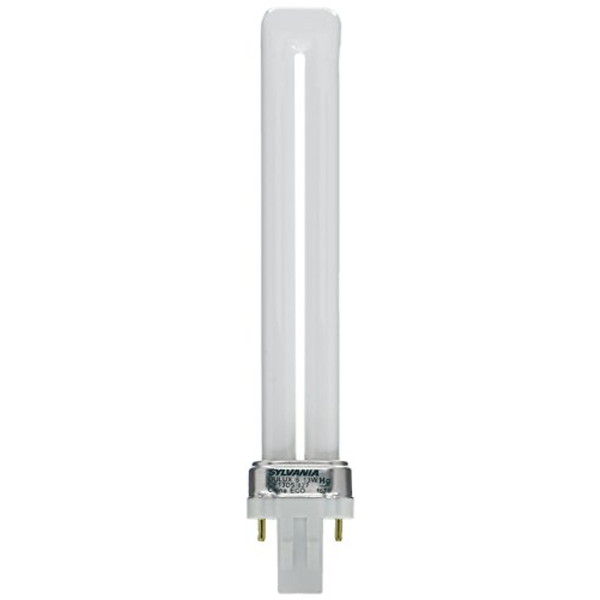 LEDVANCE 20491 White, Sylvania DULUX 13W Single Compact Fluorescent Lamp, GX23 2-Pin Base, 2700K Soft, 1 Pack
