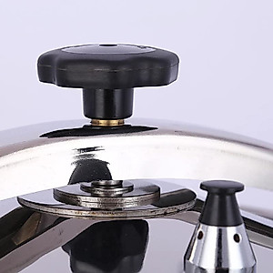 Aluminum Explosion-Proof Pressure Cooker- 7L~15L Capacity- Silver (9L)