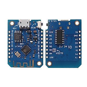MELIFE 2pcs Wemos D1 Mini V3.0 Development Board ESP8266 V3.0.0 4MB Flash Wireless WiFi Internet Development Board Based ESP8266 CH340 CH340G for Nodemcu V2 MicroPython