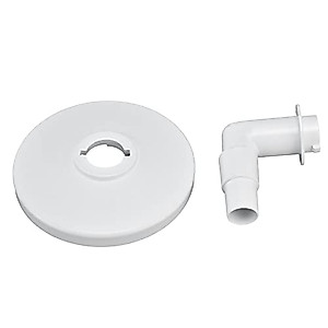 RvSky Household Garden Products Skimmer Vacuum Plate with 90 ° Elbow Plastic Pool Vacuum Plate Replacement for Hayward