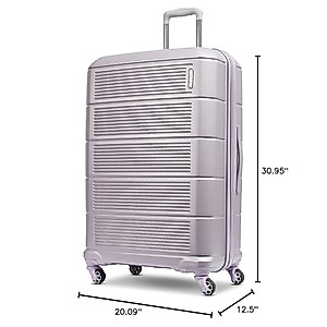 American Tourister Stratum 2.0 Expandable Hardside Luggage with Spinner Wheels, 28" SPINNER, Purple Haze