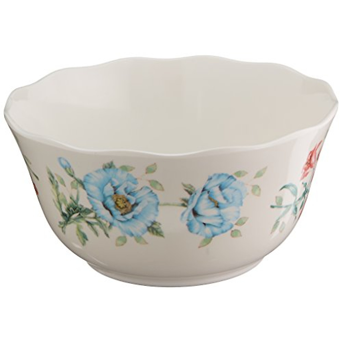 Lenox Butterfly Meadow Melamine 4-Piece Bowl Set, 1.3 LB, White
