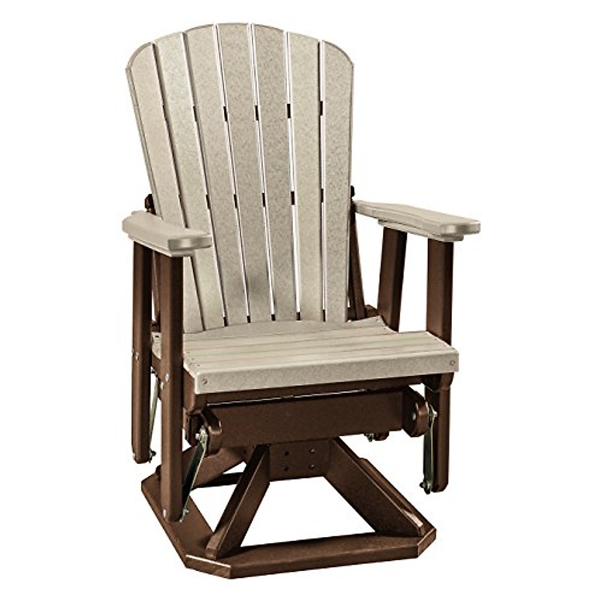 American Furniture Classics 510WWTB Swivel Glider, One Size, Weather Wood/Tudor Brown