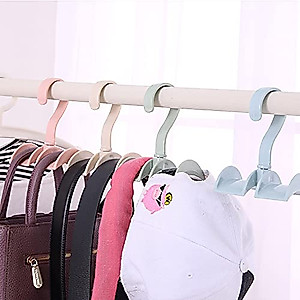 Closet Handbag Organizer 360 Degree Rotating Belt Scarf Tie Rack Holder Multi-Function Hook 4 Color