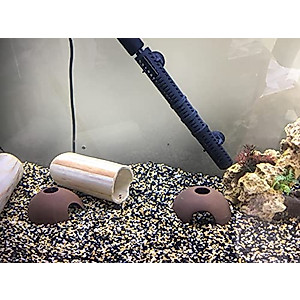 Saim Aquarium Decoration Ornaments Ceramics Hideout for Fishes Shrimps Breeding Hiding Spots